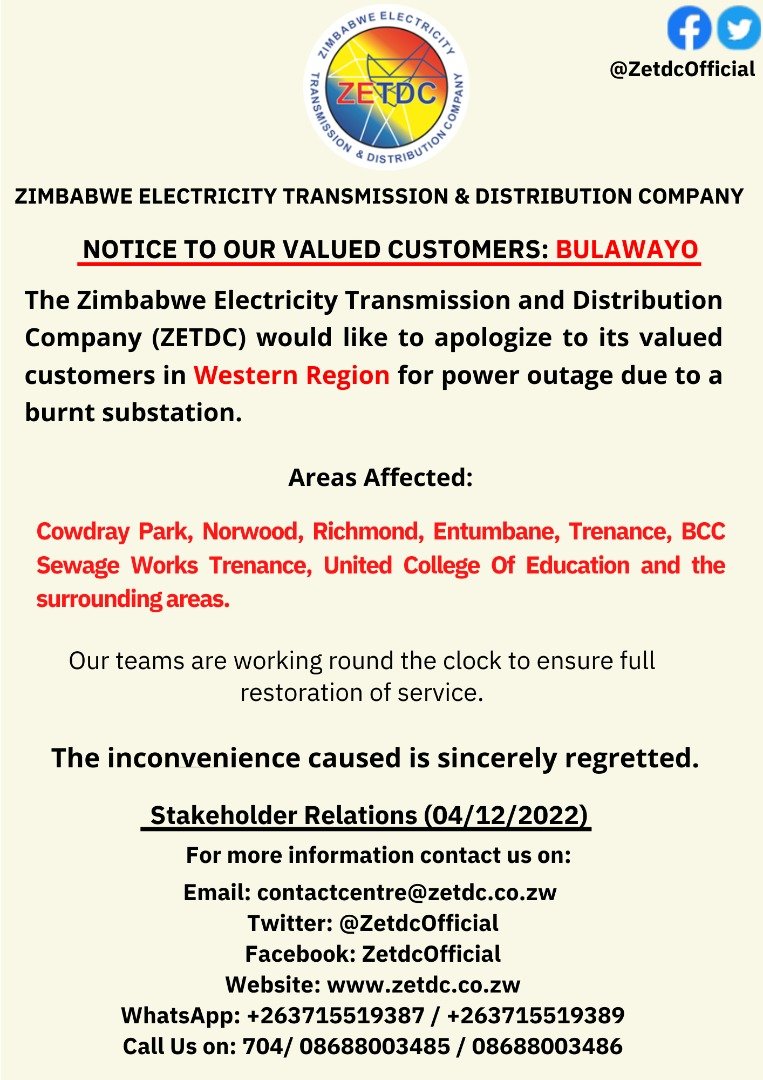 No, Byo suburbs won’t go for two weeks without electricity – FactCheckZW