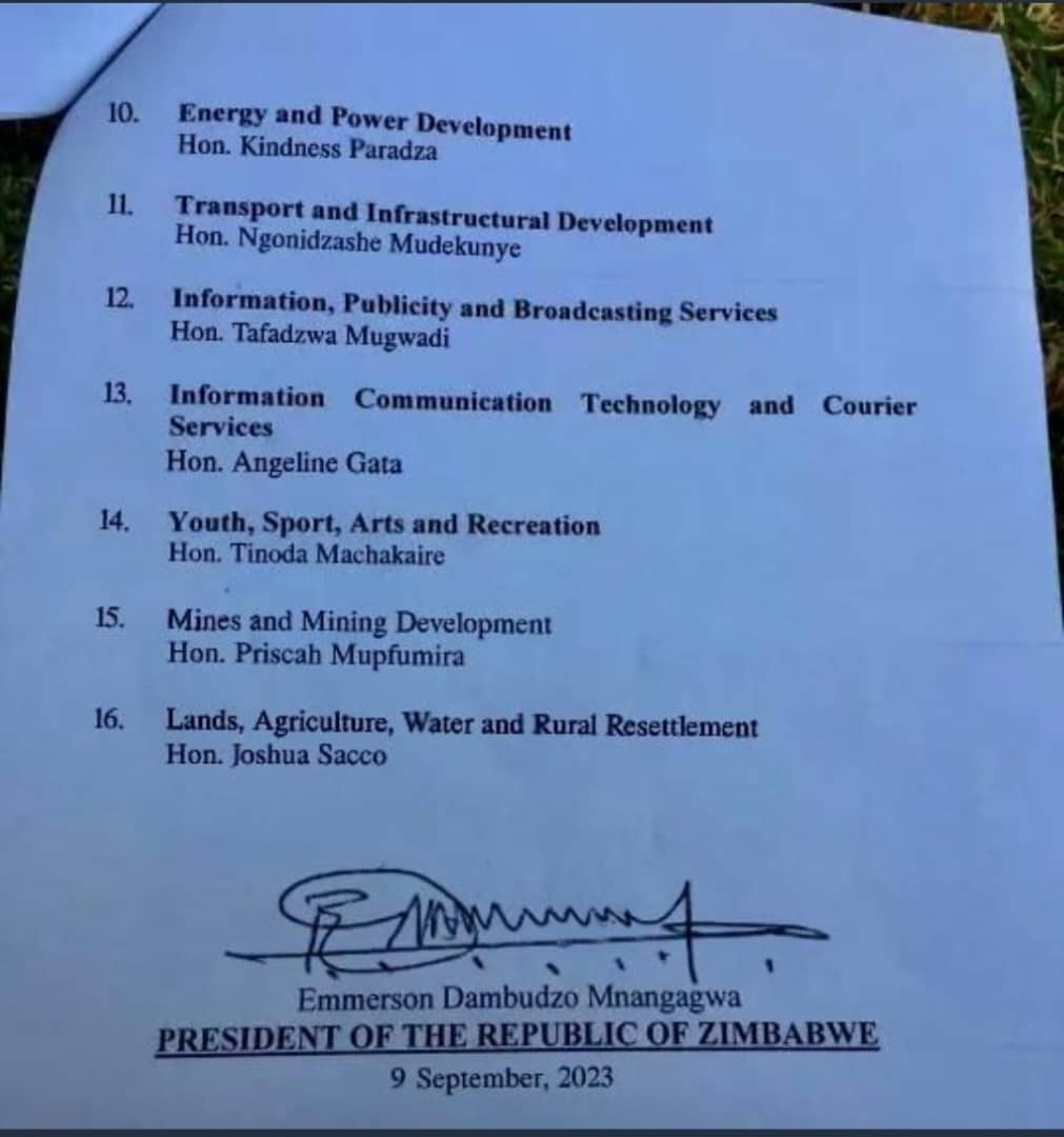 President Mnangagwa is yet to appoint his new cabinet – FactCheckZW